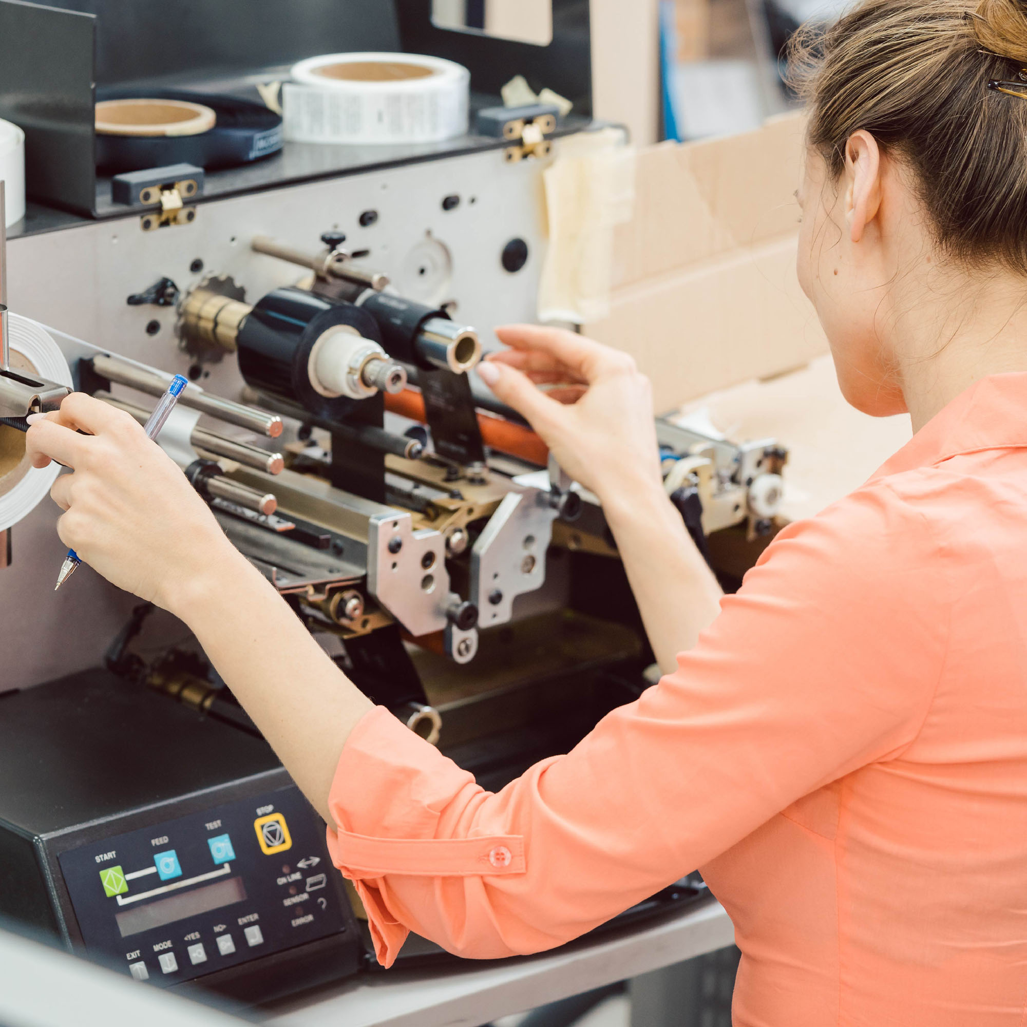 What is the history of label printing? - Penmar Industries